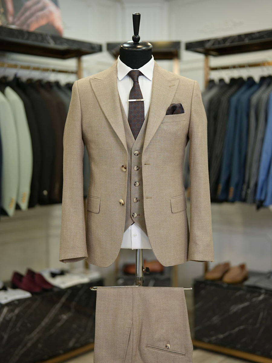 Bojoni Maison Coffee Slim Fit Suit | BOJONI