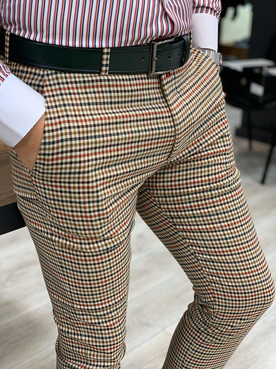 Ferrar Mix Plaid Pants | BOJONI